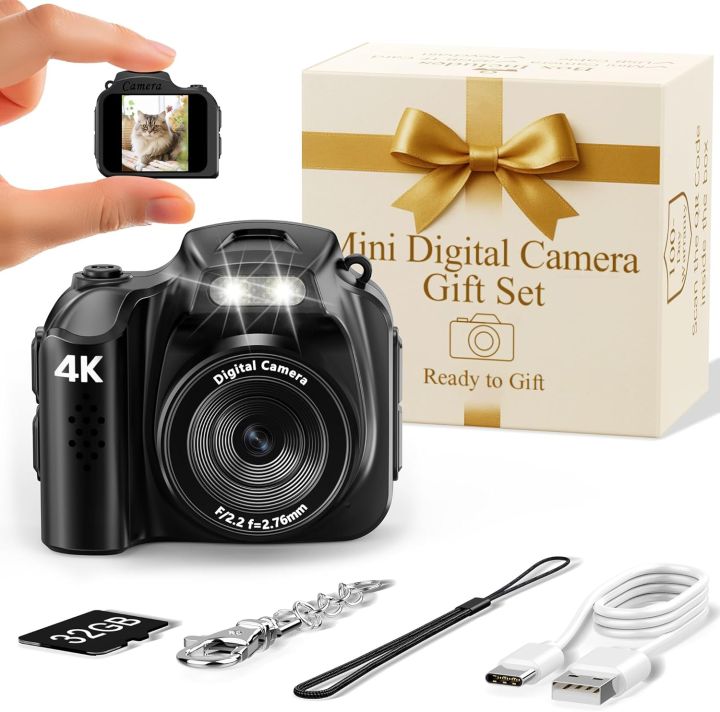 Mini Digital Camera Gift Set | Small Digital Camera | Gift Camera For ...