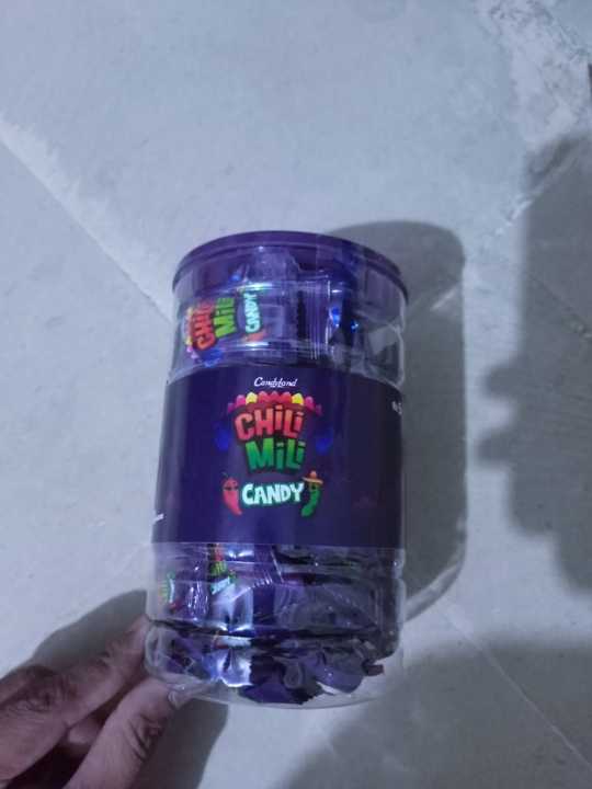 Chilli Milli Candy Chili Mili Candy 50 PCs Jar | Daraz.pk
