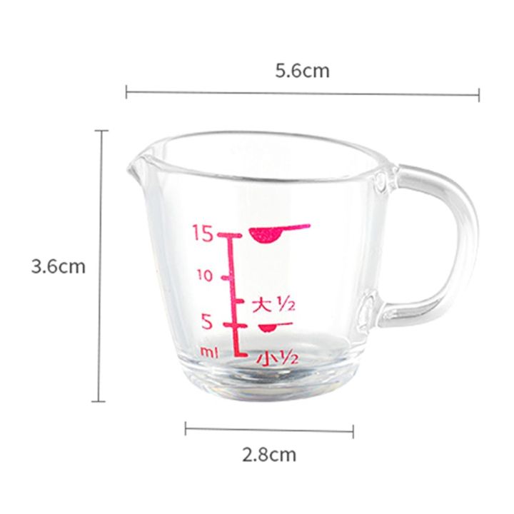Transparent Pointed Quantitative Baking Graduated Minie Milk Powder Cup ...