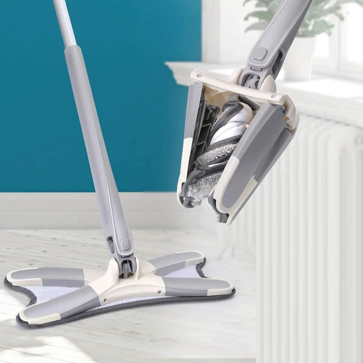 Face Value Cleaning Mops Floor Mop Microfiber Mop X-Type Flat Floor Mop ...
