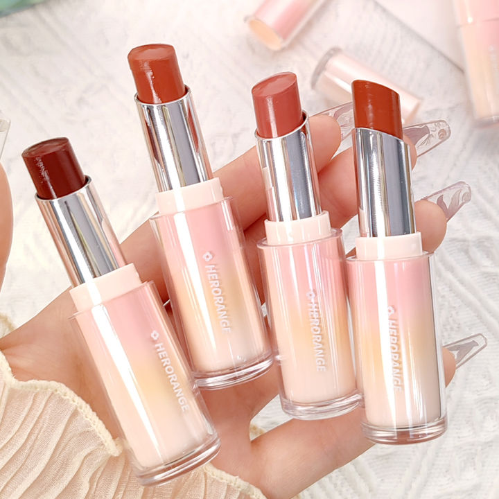 Mirror Lipstick Herorange Moisturizing Lips Hydrating Makeup Lipstick ...