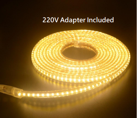 5 Metre - Fancy False Ceiling Roof Room Decoration GOLDEN Glowing Rope ...