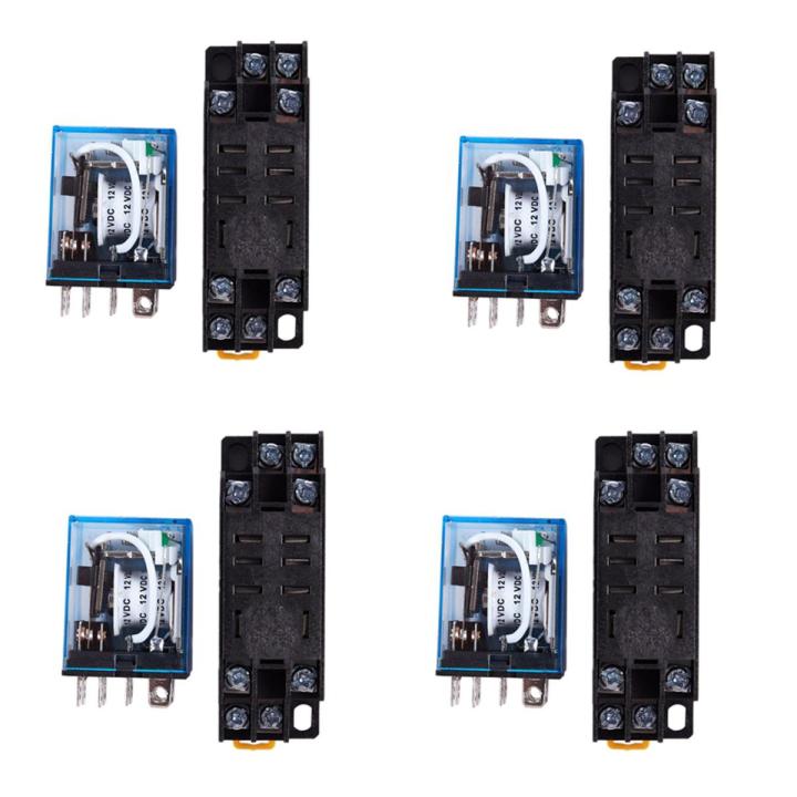 Socket Relay JQX-13F 24VDC Power Relay With Socket & LED Indicator ...