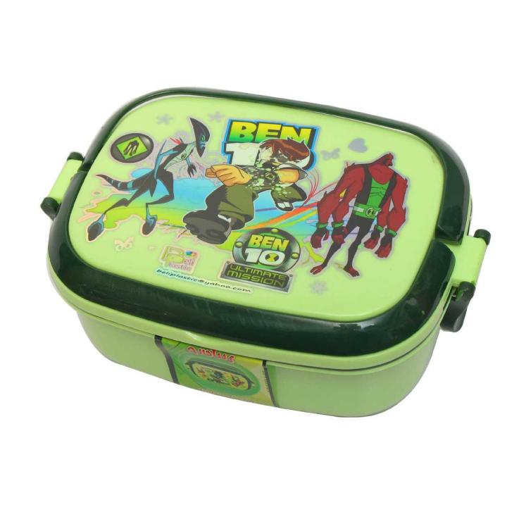Cartoon Characters Kids School Lunch Box with 2 Compartments ! ! | Daraz.pk