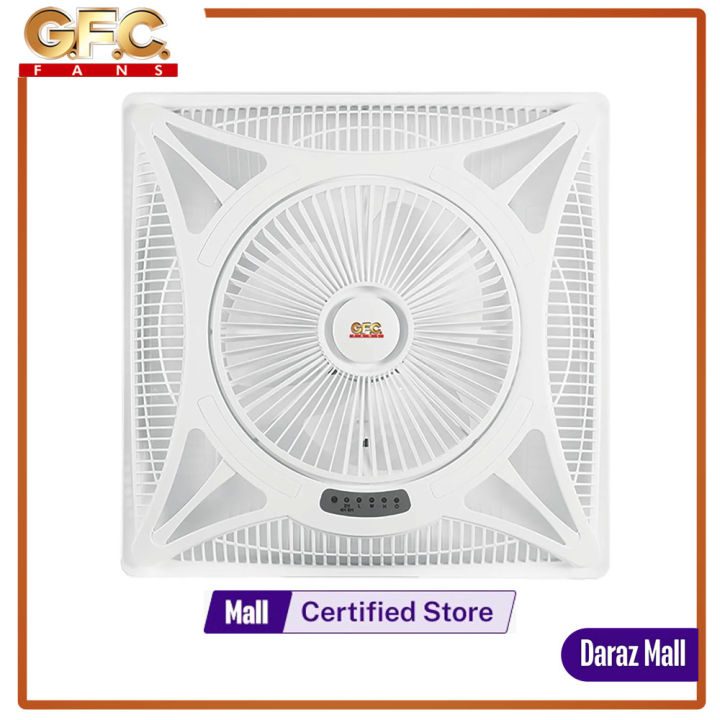 GFC False Ceiling Fan 2'x2' Fitting Remote Control 16 inch Energy efficient Electrical Steel ...