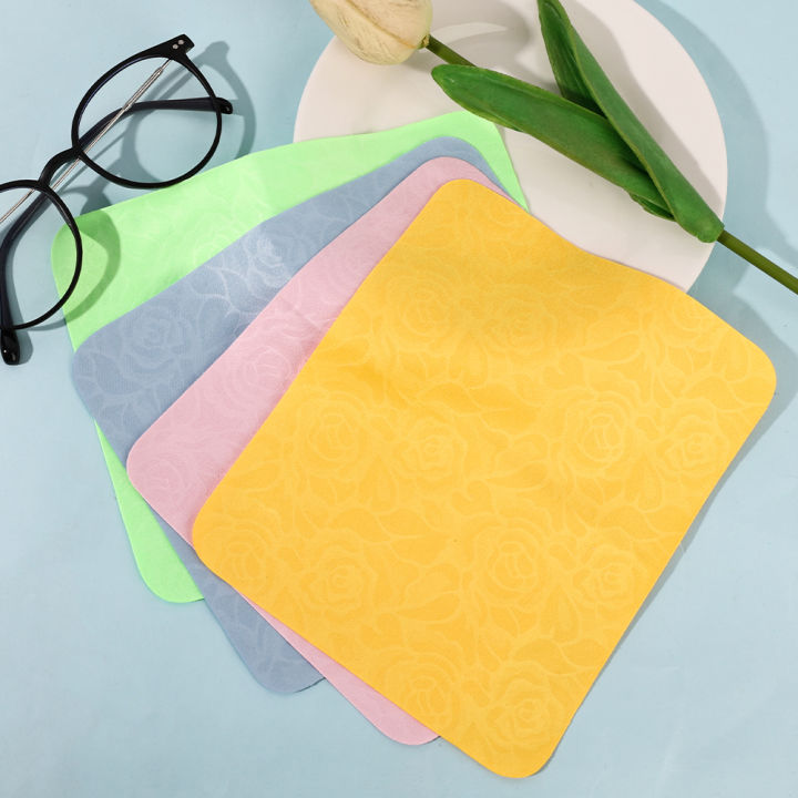 1/5/10Pcs Glasses Wiping Cloth Microfiber Eyeglass Cleaning Cloth ... 1/5/10Pcs Glasses Wiping Cloth Microfiber Eyeglass Cleaning Cloth ...