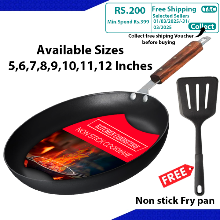 Fry Pan | Non Stick Fry Pan | Premium Quality Wooden Handle |Fry Pan ...
