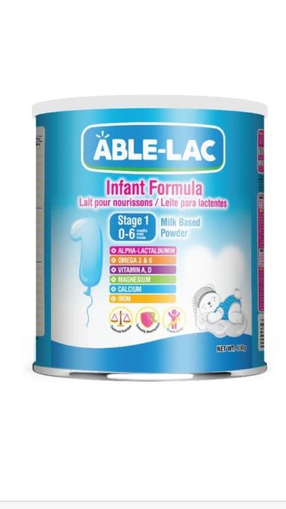 Able lac infant formula baby milk powder 400 Gm stage1 0-6 months ...