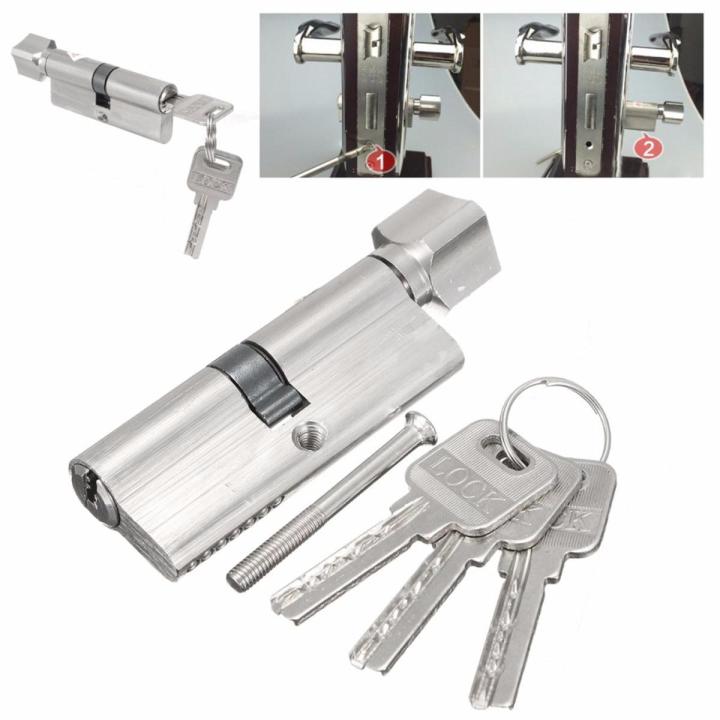 Aluminum Sliding Security Screen Door Lock Home Safety Cylinder Thumb ...