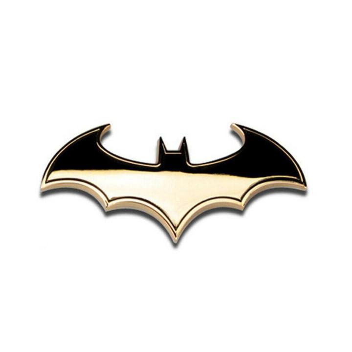 Metal Badge Emblem Bat 3D Tail Decals Auto Car Motorcycle Logo Sticker ...