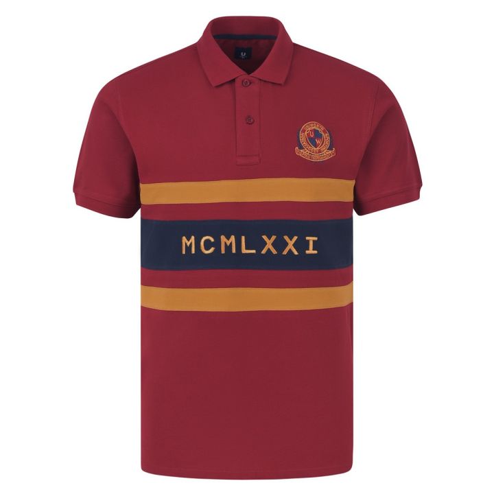 Plain Maroon/navy Half Sleeve Polo T-shirt For Men TP2242 | Daraz.pk