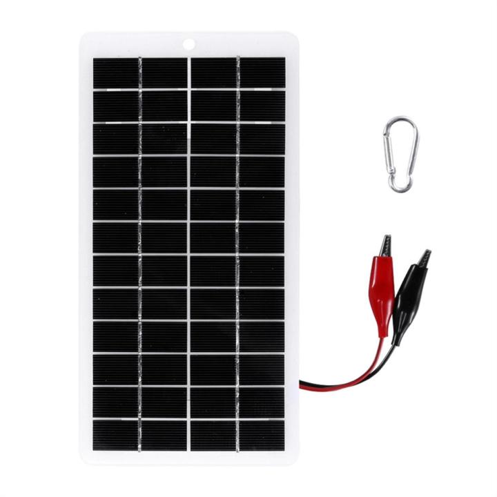 XHHDQES 5W 12V Solar Panel Polysilicon Panels Outdoor Solar Battery ...