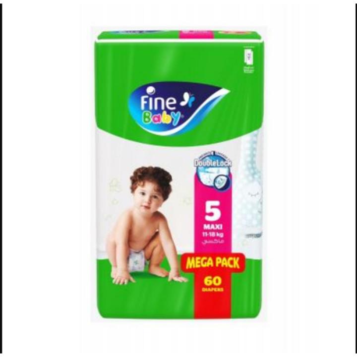 Fine Baby Diapers, No. 5, , Jumbo Pack, 60-Pack | Daraz.pk