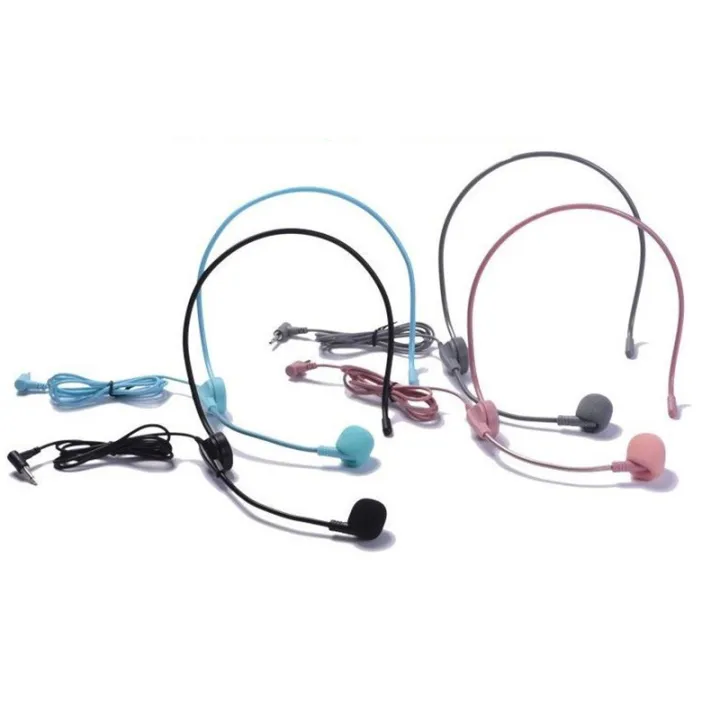 1PC Wired 3.5mm Plug Guide Lecture Speech Headset Mic For Teaching ...