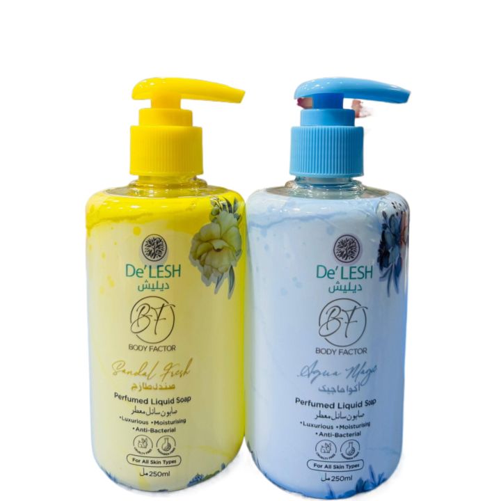 Body Factor Perfumed Liquid Soap (250ml) – Luxurious Fragrance & Deep ...