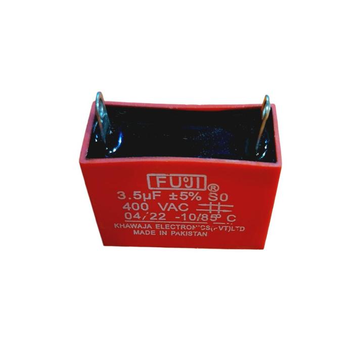 Pack of 6 Fuji Fan Speed Capacitors - 3.5uF / 220V, Designed for Fans ...