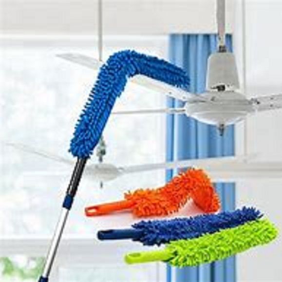 Micro Fiber Duster With Telescopic Stainless Steel Handle for Fan ...