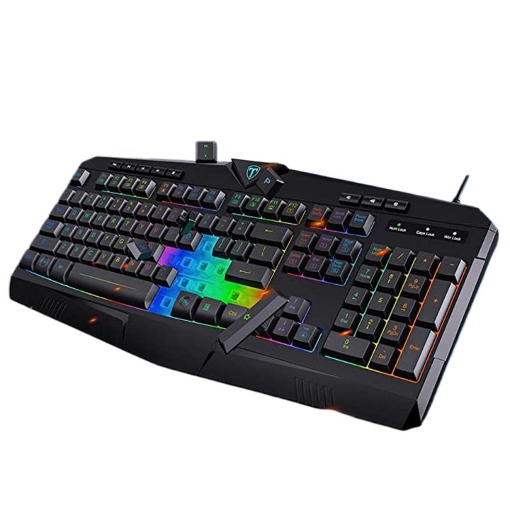 Keyboards - PC232 Gaming Keyboard 112 Keys Wired Membrane Keyboard RGB ...
