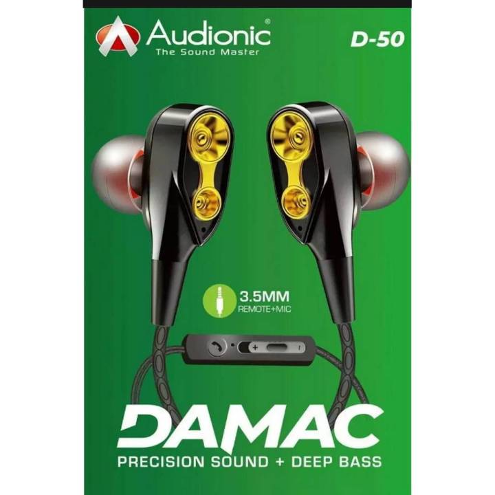Audionic DAMAC D-50 Hands free New Launched 100 % Original | Daraz.pk