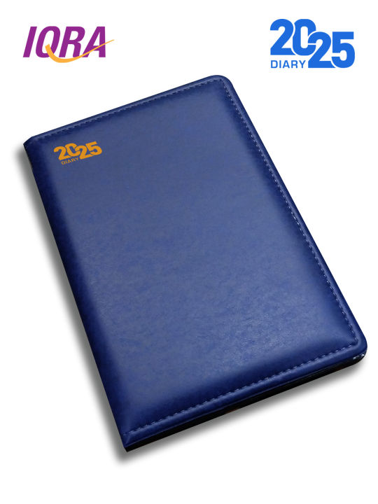 IQRA Diary Blue Standard Size Single Date Blue Diary 2025 | Daraz.pk