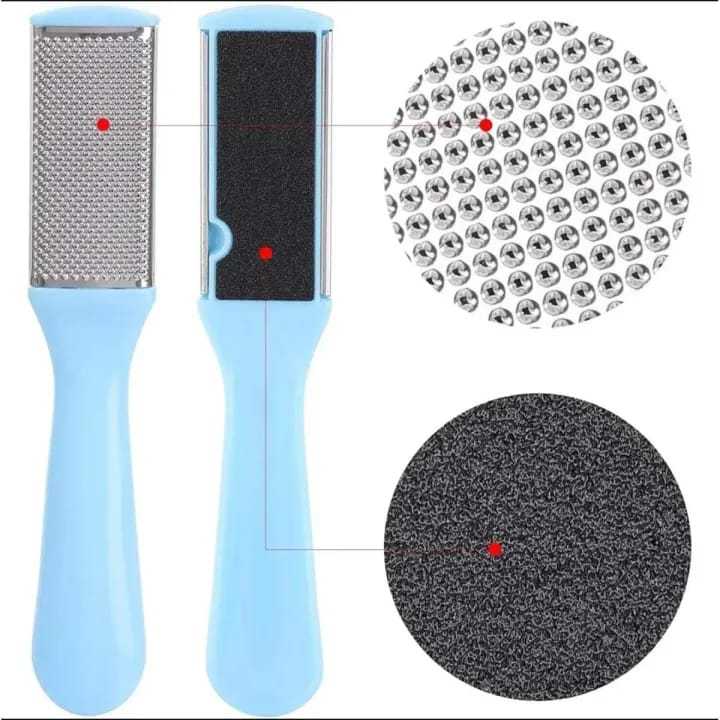 Z.M. 2 in 1 Double Sided Foot Scraper Pedicure Dead Skin Scrubber ...