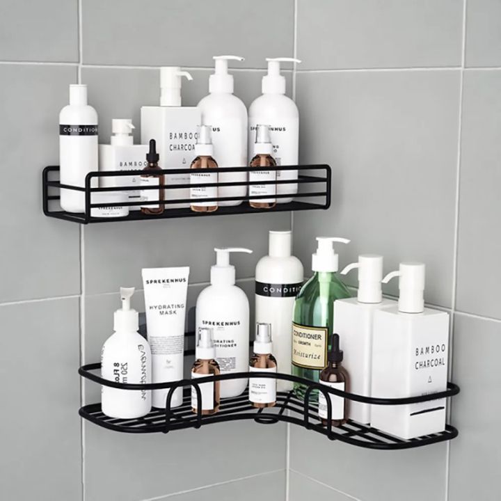 Imported Quality Iron Bathroom Shelf Wall-Mounted Shower Gel Storage ...