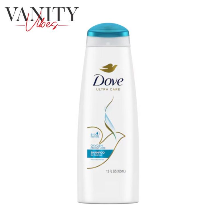 Dove Ultra Care Oxygen Moisture Shampoo For Fine Hair 355ml | Daraz.pk