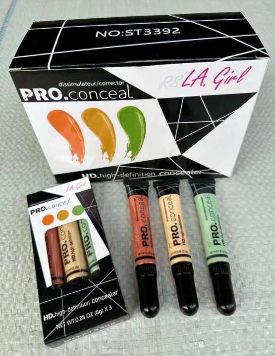 Pack of 3 Makeup Creamy Color Corrector HD concealer | Daraz.pk