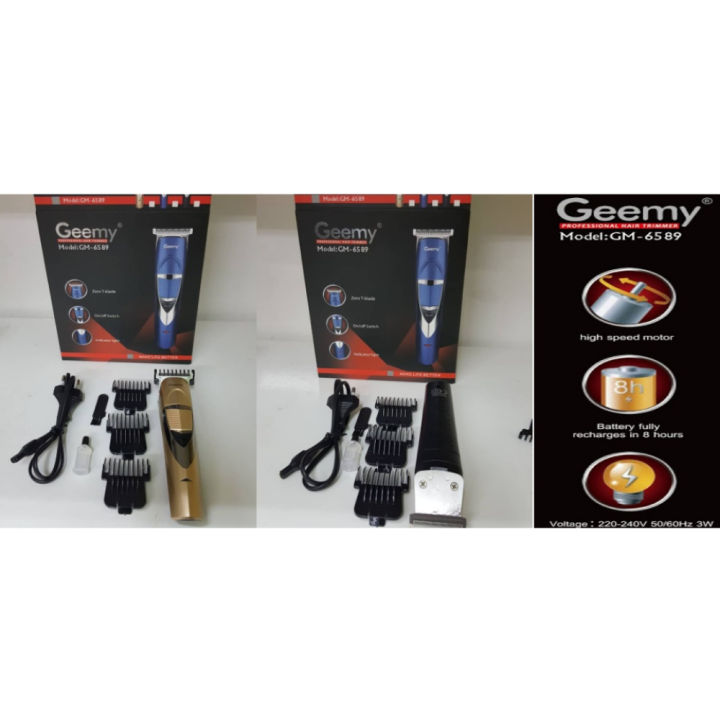 GEEMY GM-6589 Zero Adjustable Professional Rechargeable Hair Trimmer ...