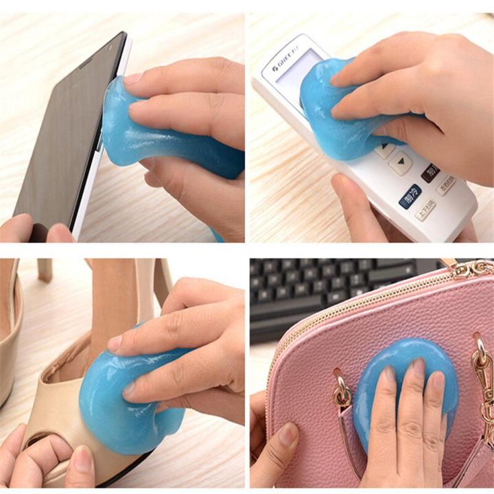 Super Clean Magical Universal Cleaning Slime Gel Reusable Dust Cleaner ...