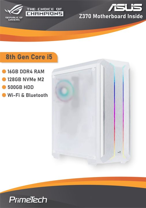 Core i5 8th Gen Gaming PC - 16GB DDR4 RAM, 128GB NVMe M2, 500GB HDD ...