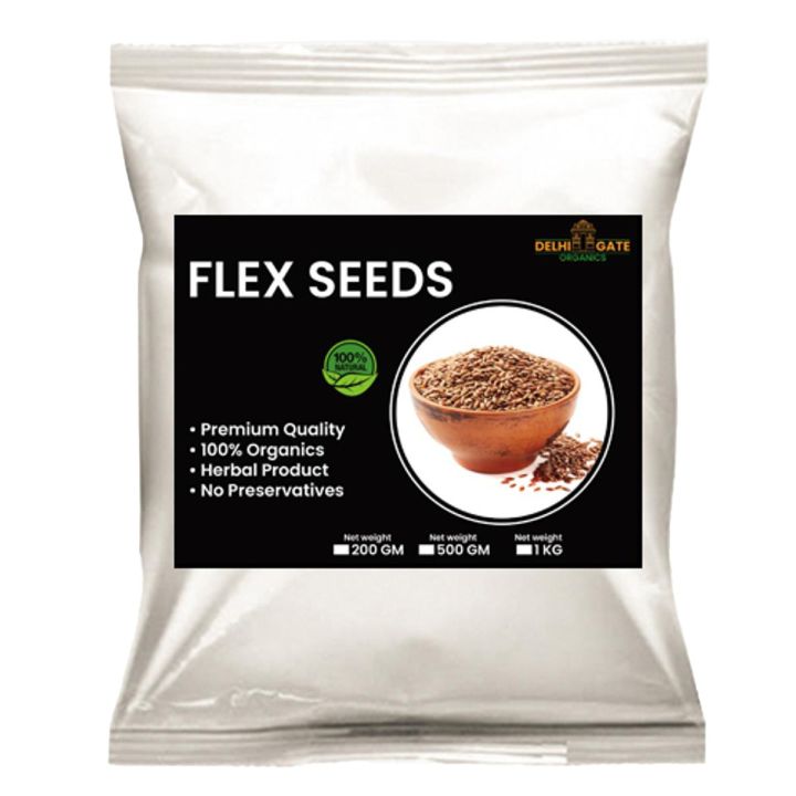 Organic Premium Quality Flax Seeds / Flex Seed / Alsi k beej - 500 ...