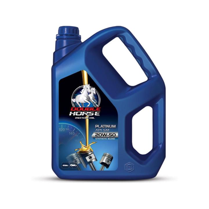 DOUBLE HORSE PLATINUM API SM 4LTRS (MOTOR OIL) | Daraz.pk