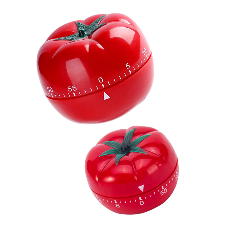 2 Pcs Timers Tomato Adorable Mechanical Shaped Countdown Timing Device ...