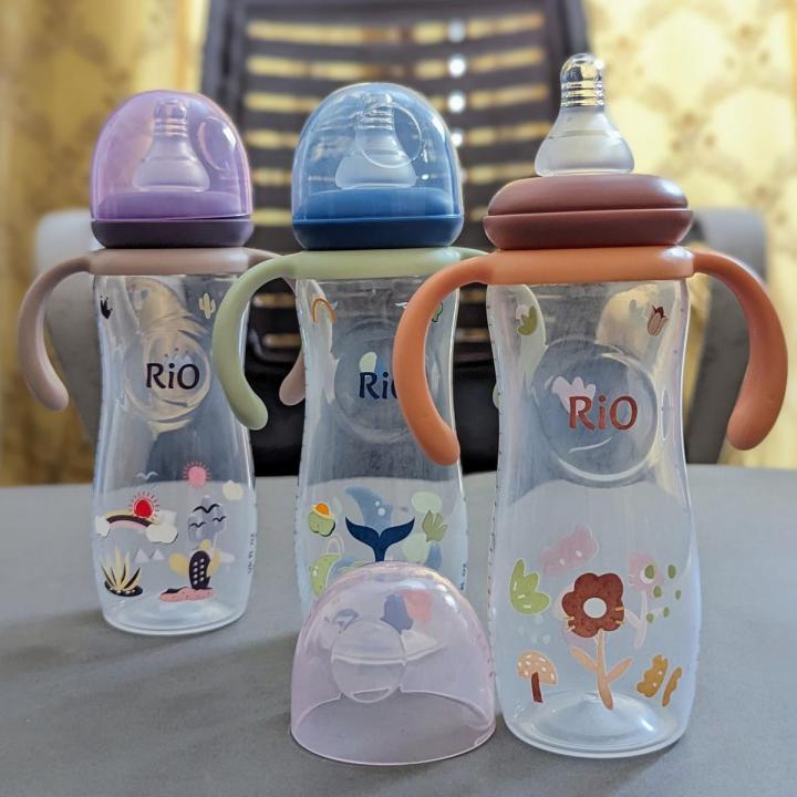 Rio baby feeder 260ml/9oz new design imported plastic feeding bottle ...