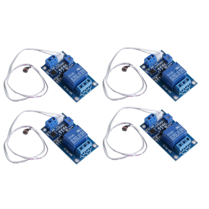 4X 12V Light Control Switch Photoresistor Relay Module Detection Sensor ...