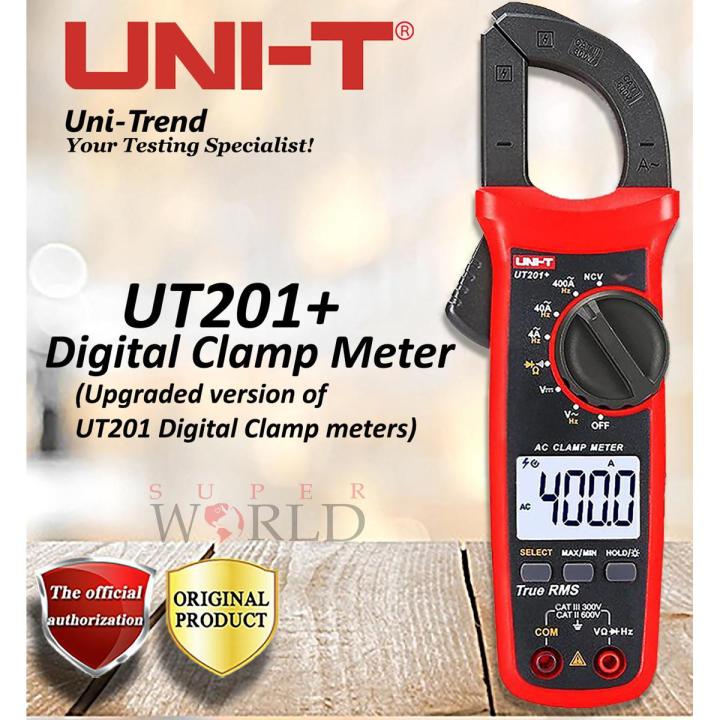 Digital Clamp Meter UT201+ (Upgraded version of UT201 Digital Clamp ...
