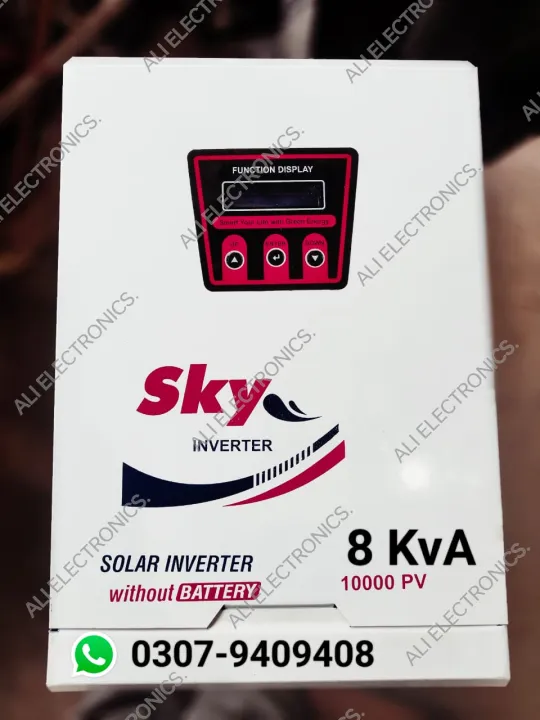 Ali Electronics 8 kvA Solar Inverter Without Battery Wapda | Daraz.pk