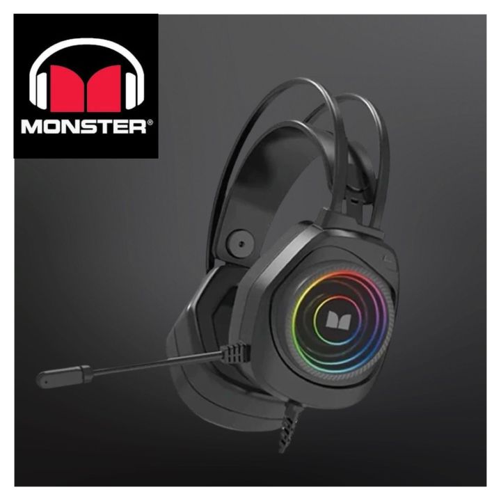 NEW MONSTER AIRMARS N5 RGB 7.1 VIRTUAL SURROUND USB / USB + 3.5MM AUDIO ...