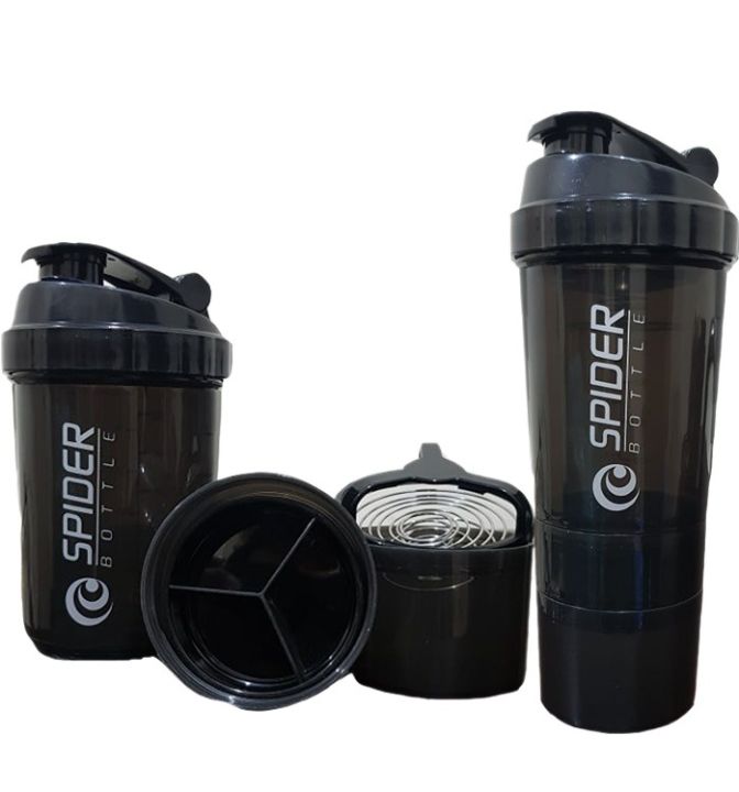 SPIDER BOTTLE PROTEIN & MULTI PURPOSE SHAKER WITH 2GO SOLUTION Strauss ...