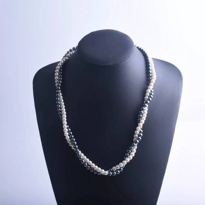 Perals Trendy Malla For Girls And Women 2020 Pearl Beads Necklace 6mm ...