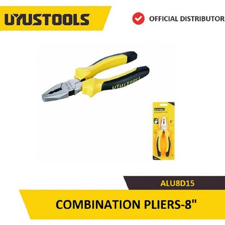 Combination Pliers 8 INCH with Returning Spring and Anti-Slip Handle ...
