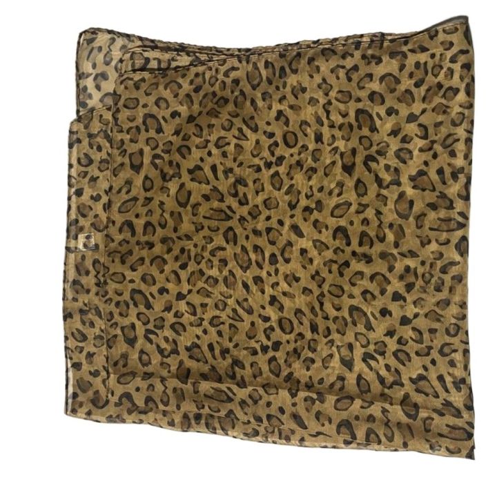 Hip Hop Headband Leopard Print Turban Y2k Spice Girls Printed Headscarf ...