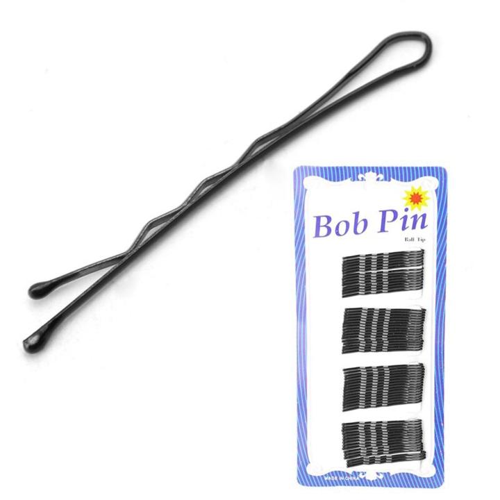 Bob Pin Black Hair Clips Popularity Wavy Bobby Pins Grips (60 Pcs ...