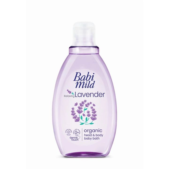 Babi Mild Relaxing Lavender Organic Head & Body Baby Bath - 180ml ...