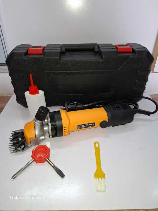 Powerful Electric Sheep Hair Shearing Clipper Kit Shear Wool Cut t ...