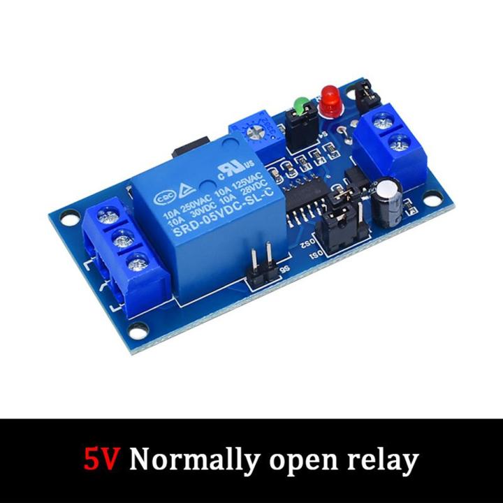 DC 5V 9V 12V Normally Open Type Triggered Delay Switch Time Delay Relay ...