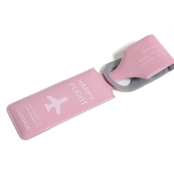 Fasion Boarding Pass PVC Luggage Tag Baggage Name Tags Information Card ...