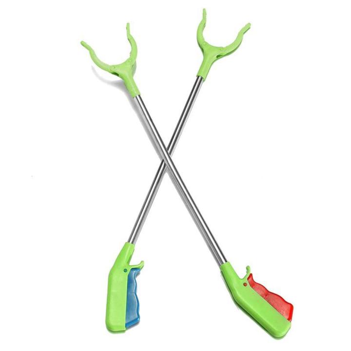 2X Clamp Waste Collector Garbage Claw Garbage End Tool Garden 60CM ...