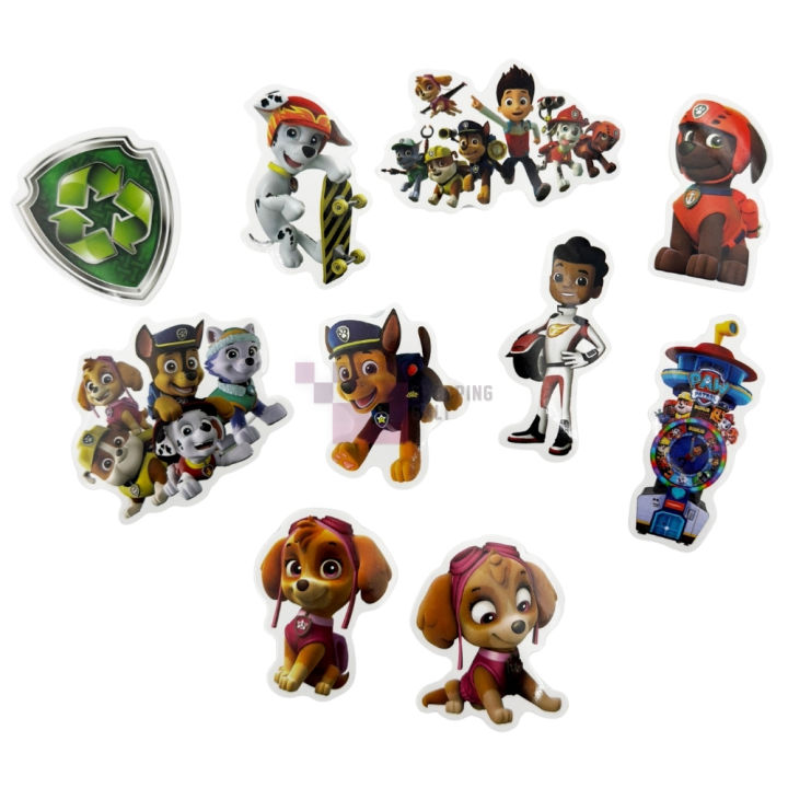 Paw Patrol Stickers - Paw Patrol Themed Party - Multicolors - Boys ...